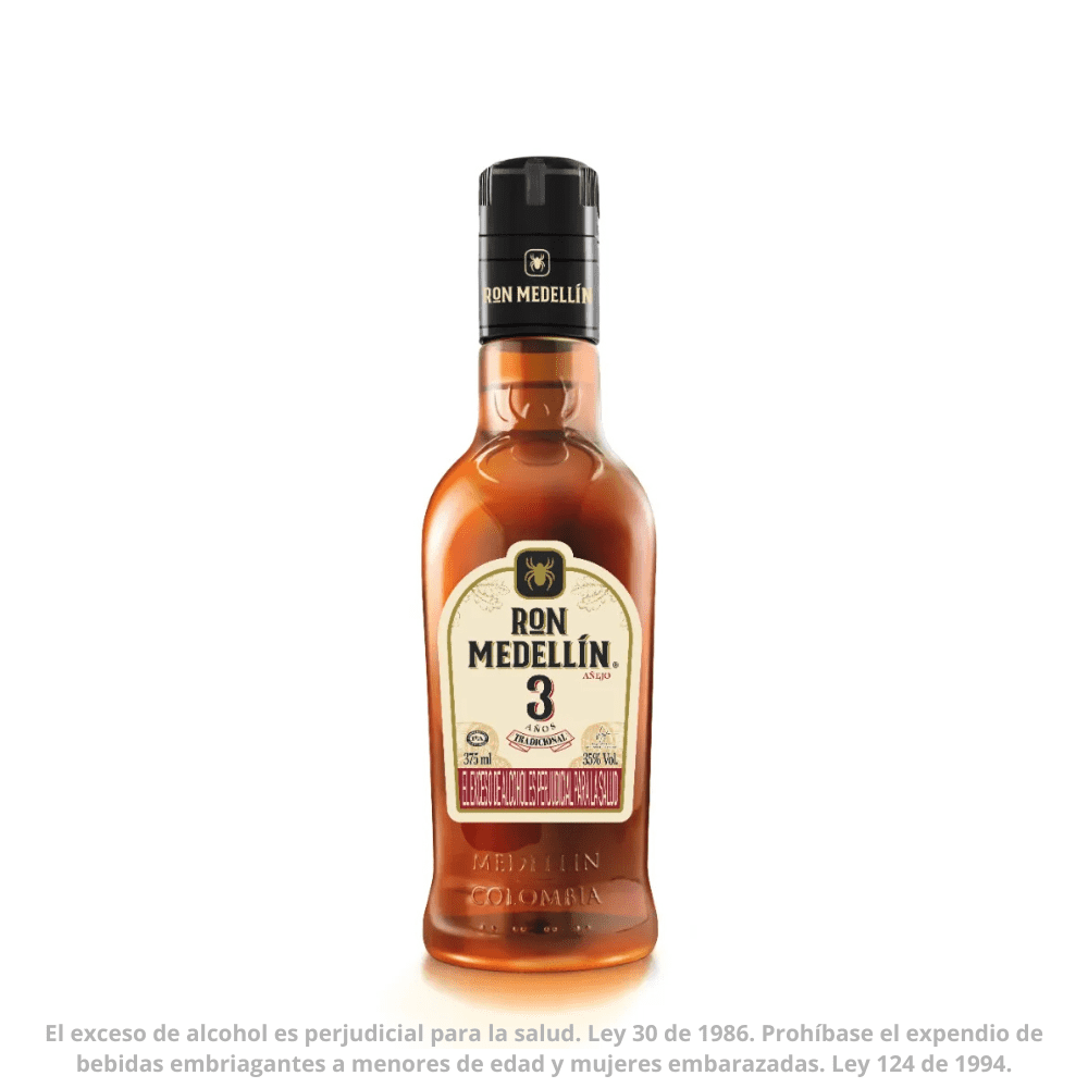 Ron Medellin 375 ml - Licores La Rebaja